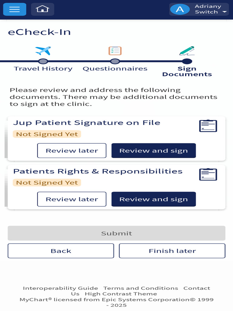 MyJeffersonHealth - ECheck-In 3 | PDF