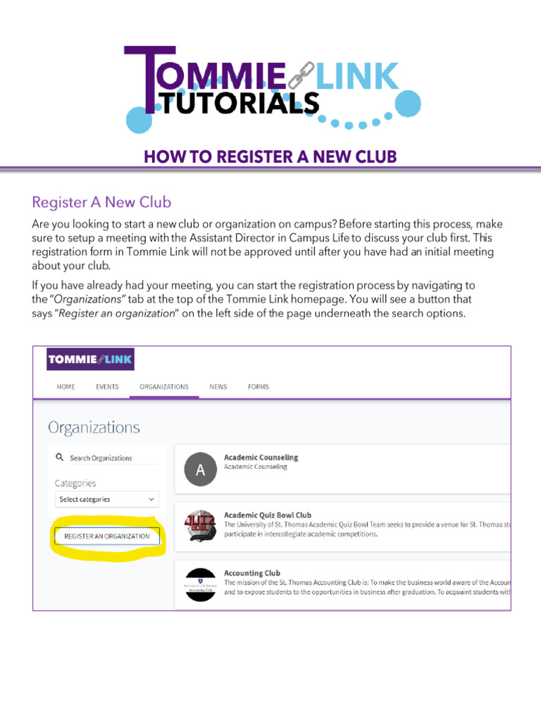 New Club Registration | PDF