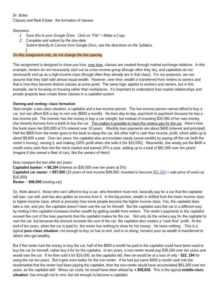 Link- Indiv. Classes and Real Estate Assignment (2) (2) | PDF | Mortgages | Interest