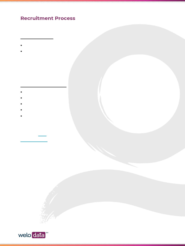 Welocalize Recruitment Process Guide | PDF