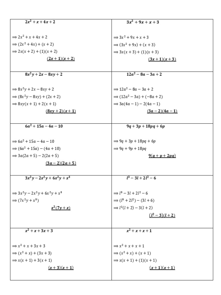 Actividad Factoreo | PDF