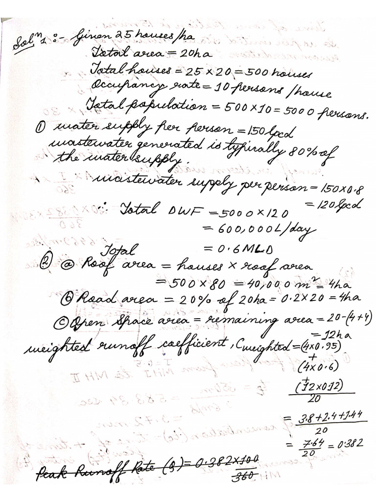 Sewage Assignment JPD | PDF