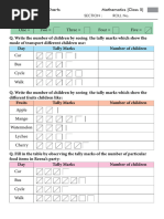 Class 5 Smart Charts Worksheets | PDF