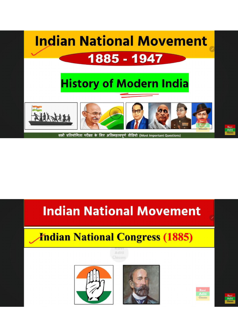 Indian National Movement | PDF