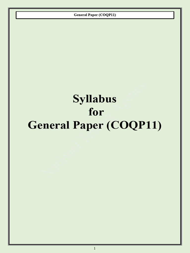 General Paper Coqp11 | PDF | Logic | Reason