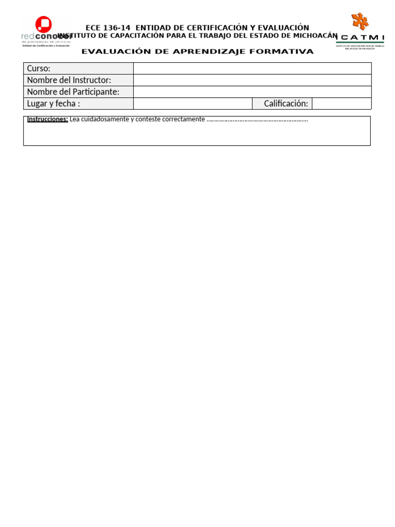 4) Evaluacion Formativa | PDF