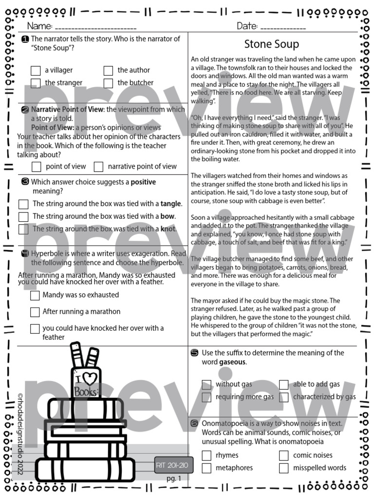 Preview Preview Preview: Stone Soup | PDF | Anger | Soup