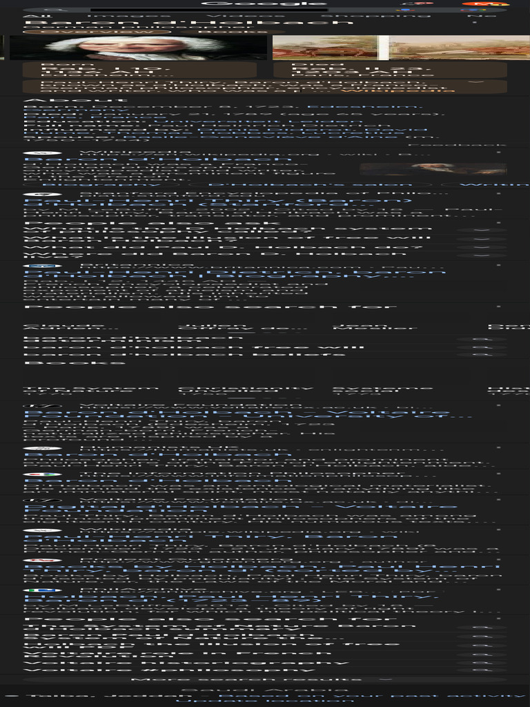 Baron D'holbach - Google Search | PDF