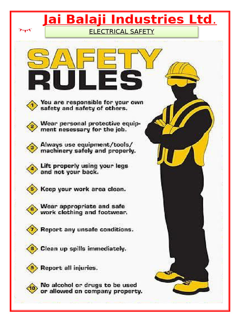 Electrical Safety Pdf
