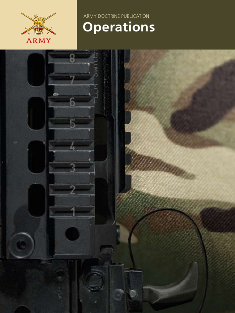 UK Army Operations Manual | Download Free PDF | Military ...