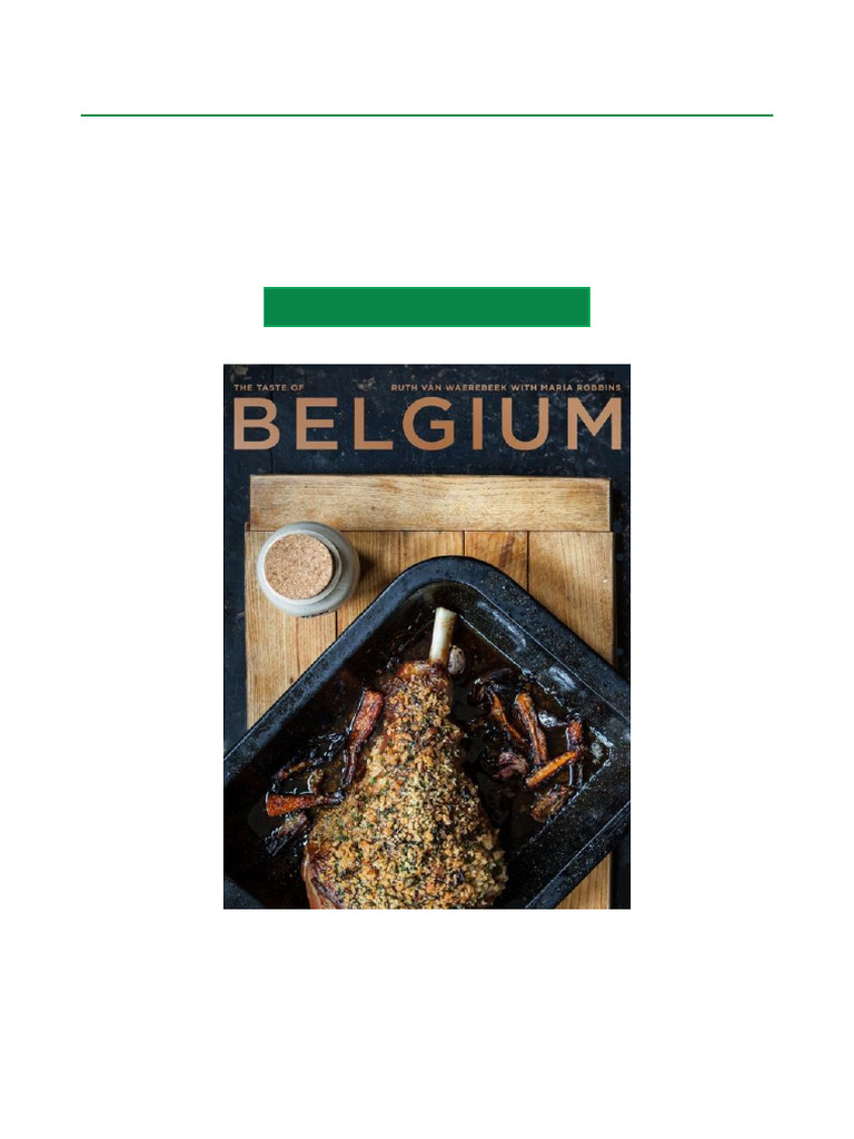 Top Ranking The Taste of Belgium All Chapter | PDF