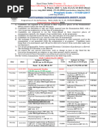 Davv Exam Time Table | PDF
