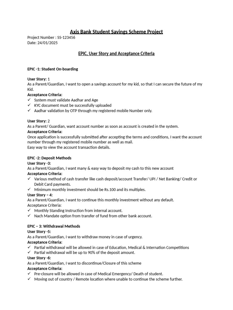 BA Sample EPIC 01 | PDF | Cash | Banks