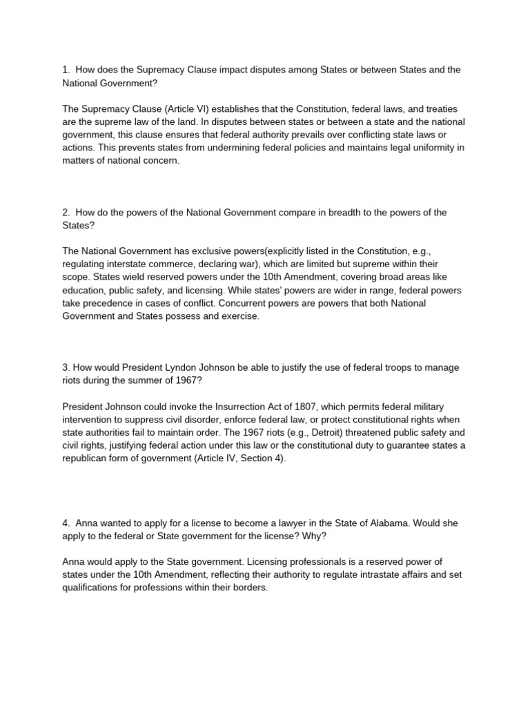 Chapter 3.3 | PDF | U.S. State | Supremacy Clause