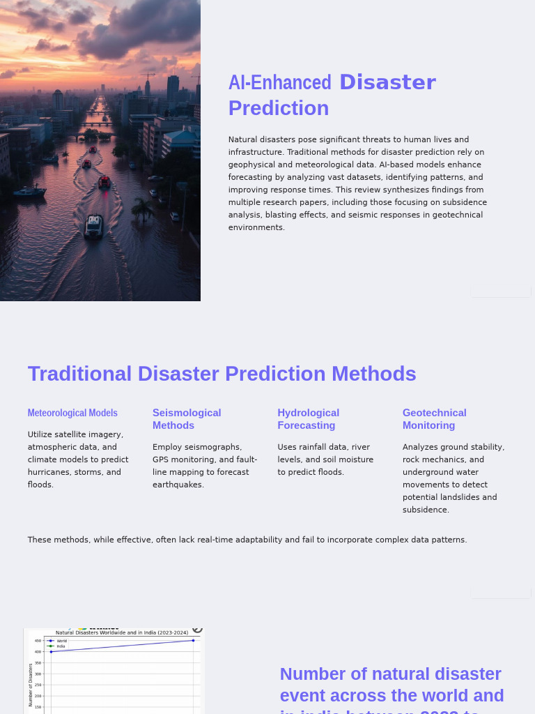 AI Enhanced Disaster Prediction | PDF | Natural Disasters ...
