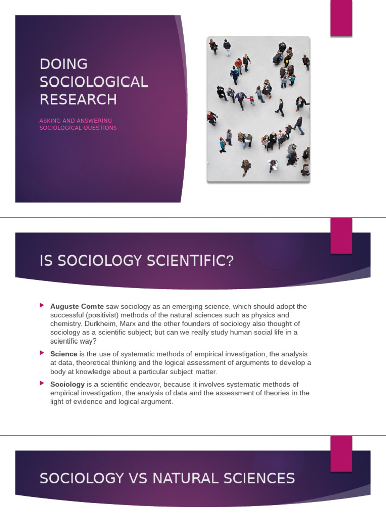 Doing Sociological Research | PDF | Methodology | Quantitative Research