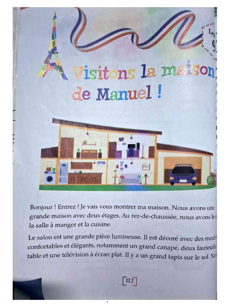 French Lesson 9 Apprenons | PDF