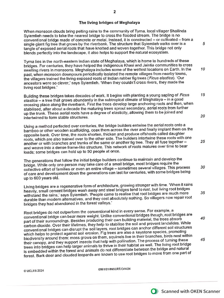 2024 October English P1 | PDF