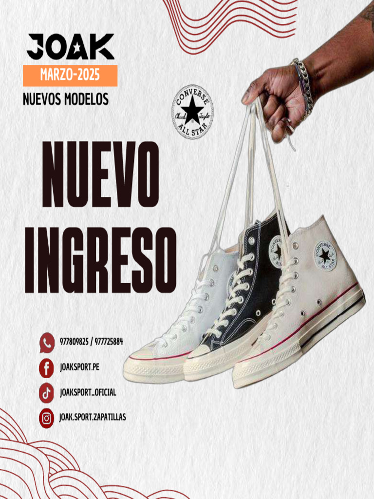 Nuevos Modelos Converse Maro 2025 | PDF