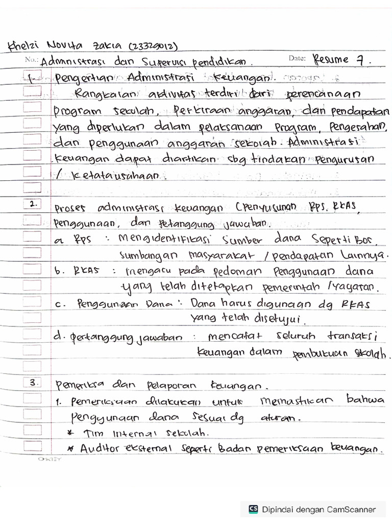 Khelzi Novita Zakia Adsup 7 | PDF