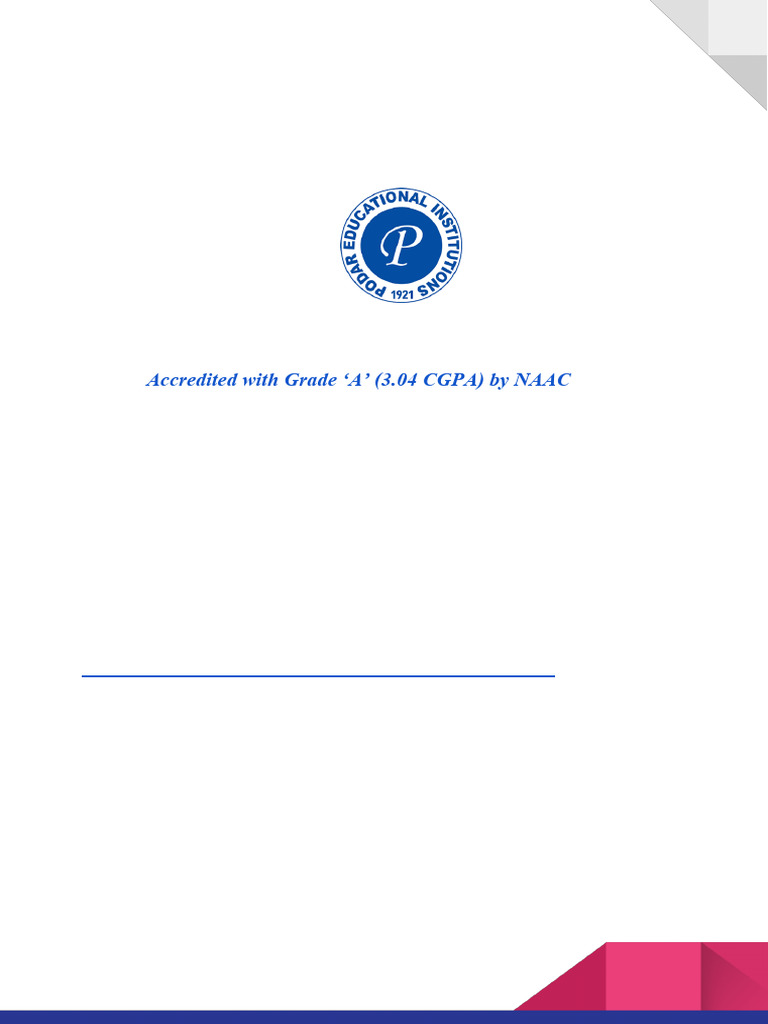 AQAR 2023-24: Seth Gyaniram Bansidhar Podar College | PDF