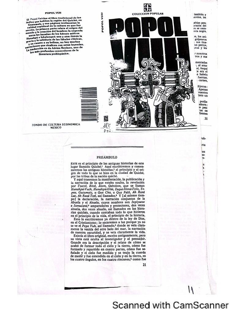 Popol Vuh | PDF