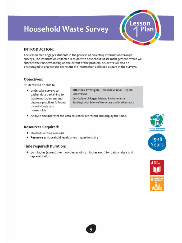 Waste Management Household Waste Survey | PDF