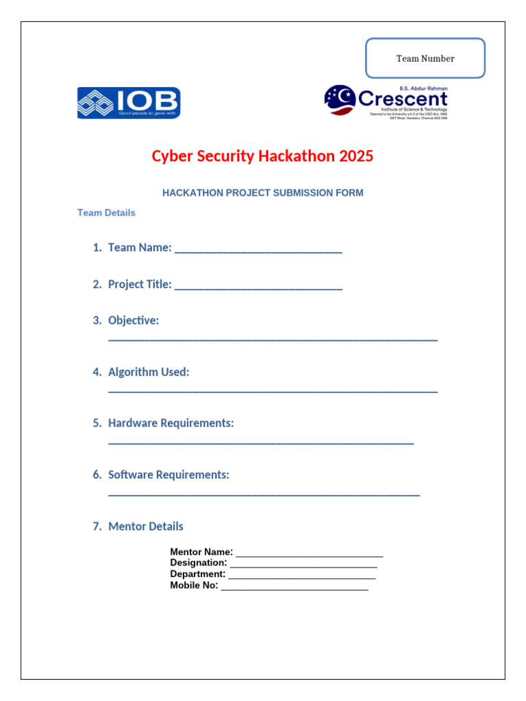 IOB_Hackathon_Submission_Form | PDF