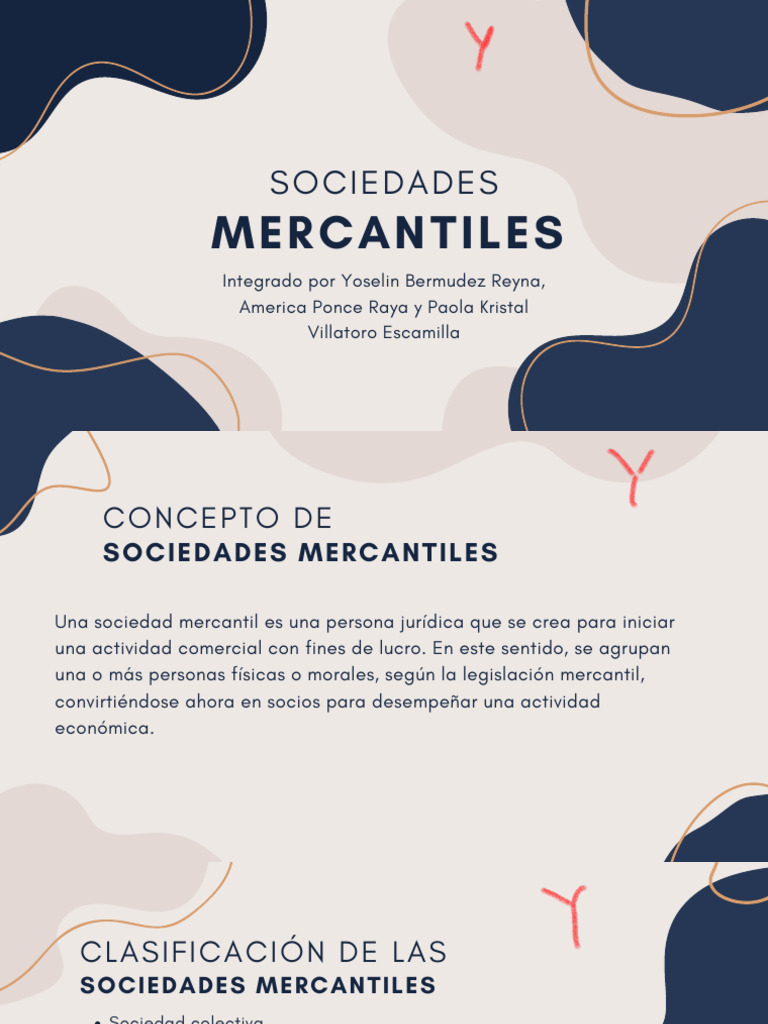 Sociedades Mercantiles - 241013 - 173604 | PDF | Sociedad de responsabilidad limitada | Business