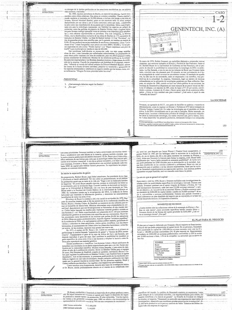 Caso 1-2 - Genentech, Inc | PDF