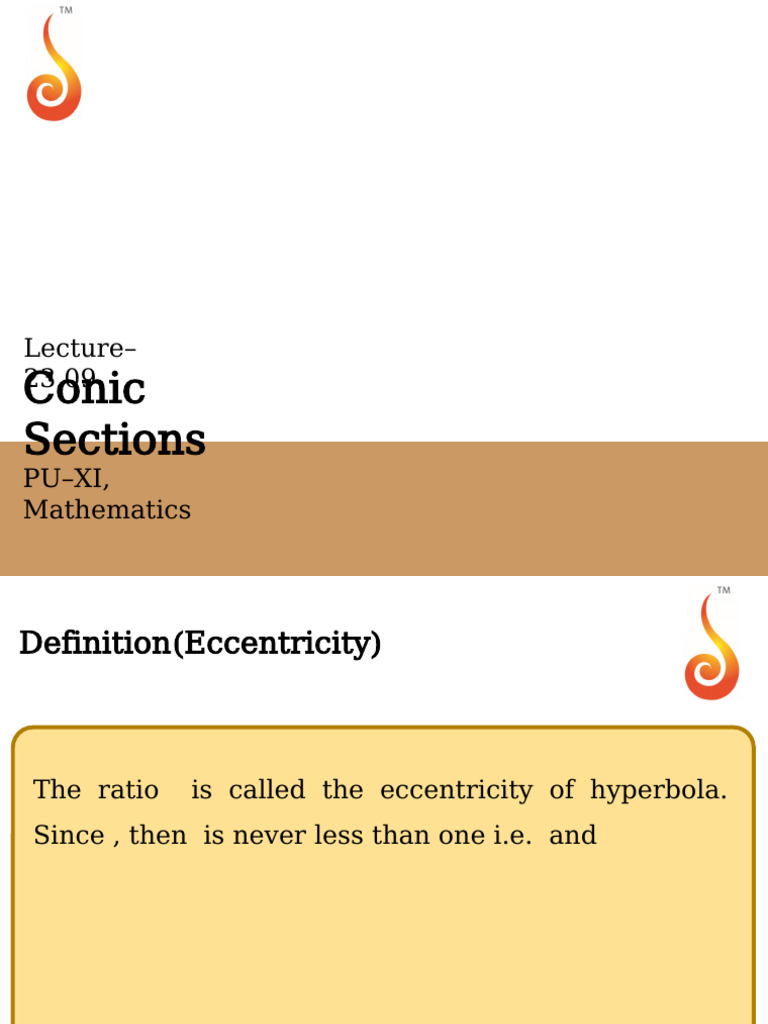 23.09 - Conic Section-HP | PDF | Euclidean Plane Geometry | Elementary ...