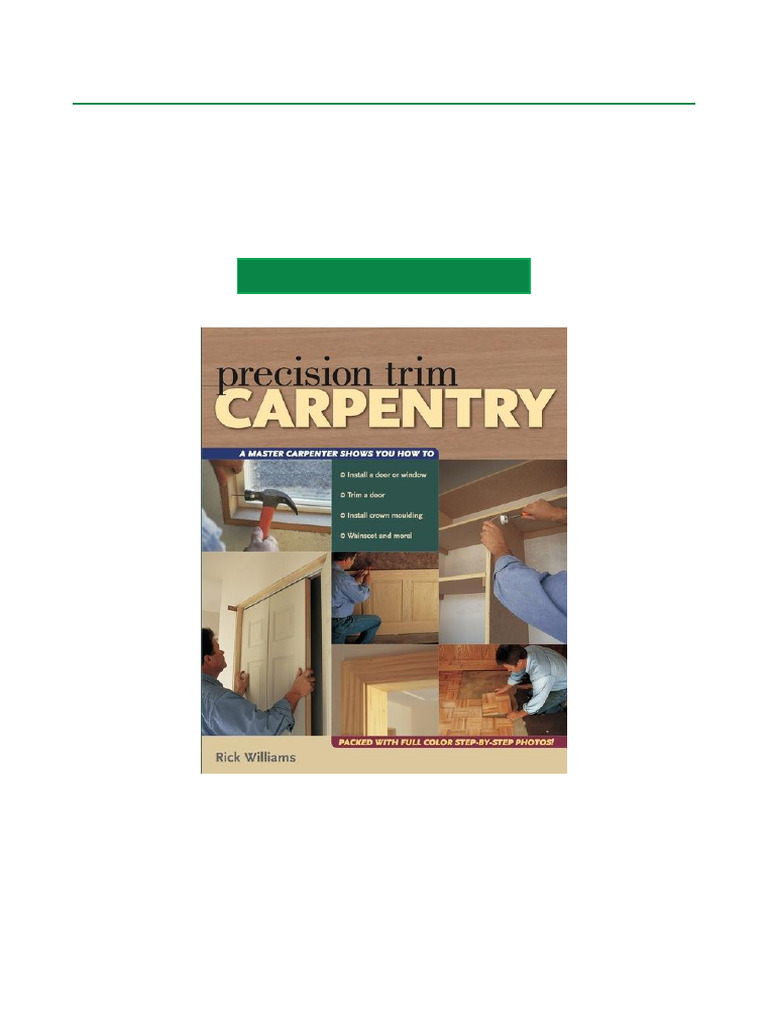 Reader's Pick Precision Trim Carpentry Secure Ebook Download | PDF