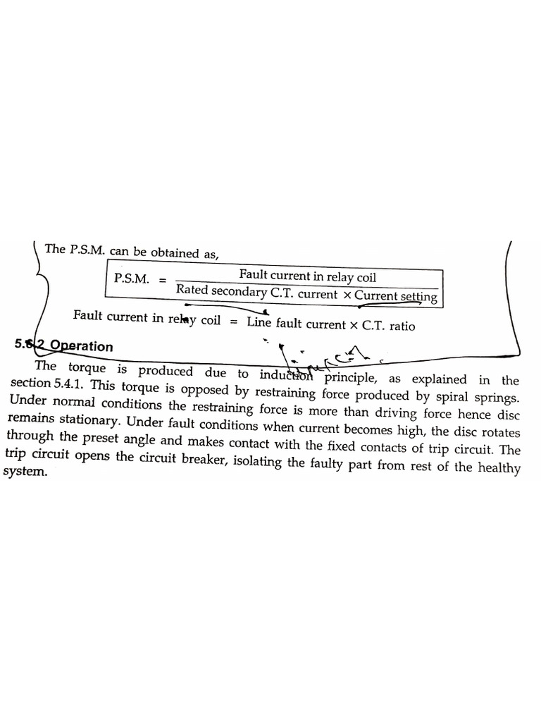 Over Current Relay Problem | PDF