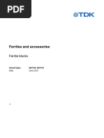 N87 Ferrite Material Datasheet | PDF | Inductance | Inductor