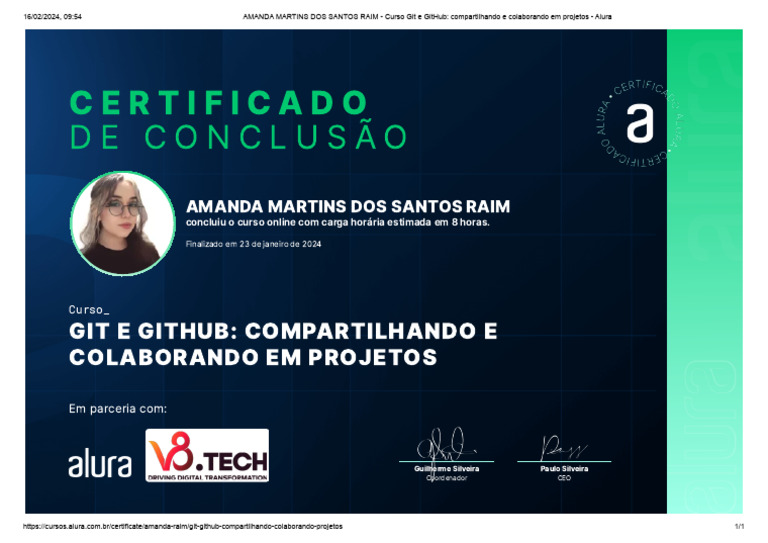 Curso Git e GitHub - Alura | PDF