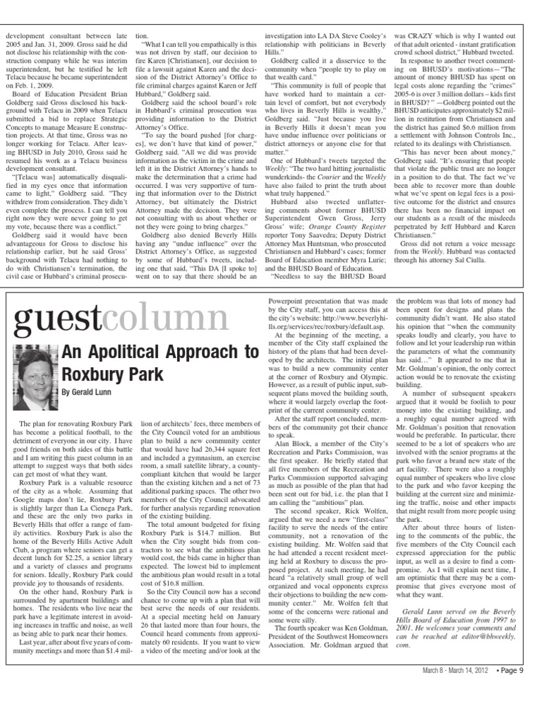 Gerald Lunn - Beverly Hills Weekly, Issue #649 | PDF | Lawyer | Government