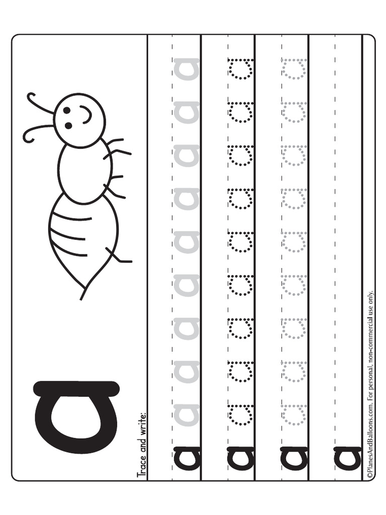 Tracing Small Letters | PDF