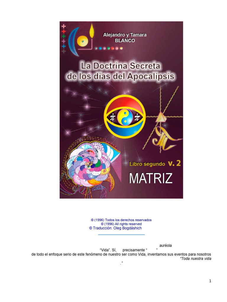 La Doctrina Secreta de Los Días Del Apocalipsis 2 v.2 | PDF | Verdad | Esencia