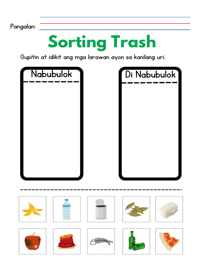 Sorting Trash | PDF