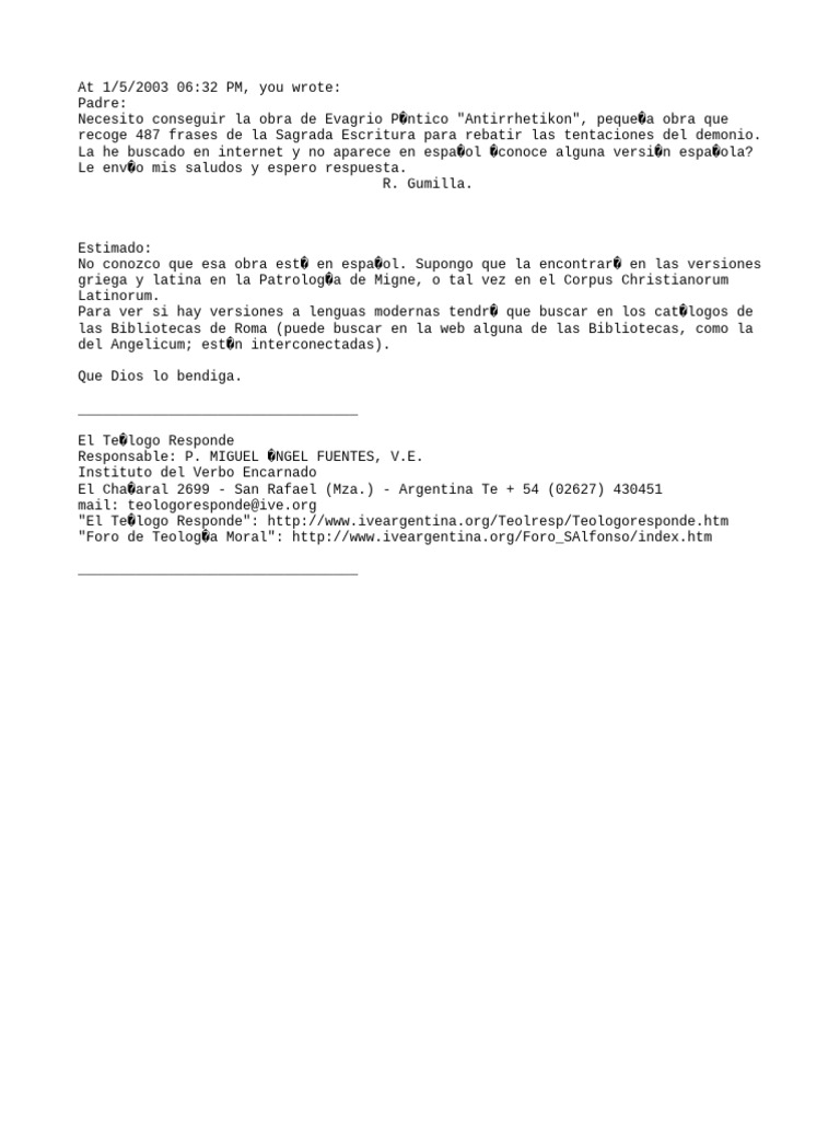 033 Evagrio-Pontico | PDF