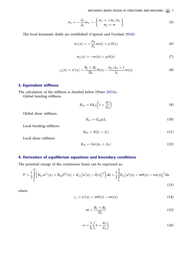 Generalized Solution For The Static Analysis of Coupled Shear Walls ...