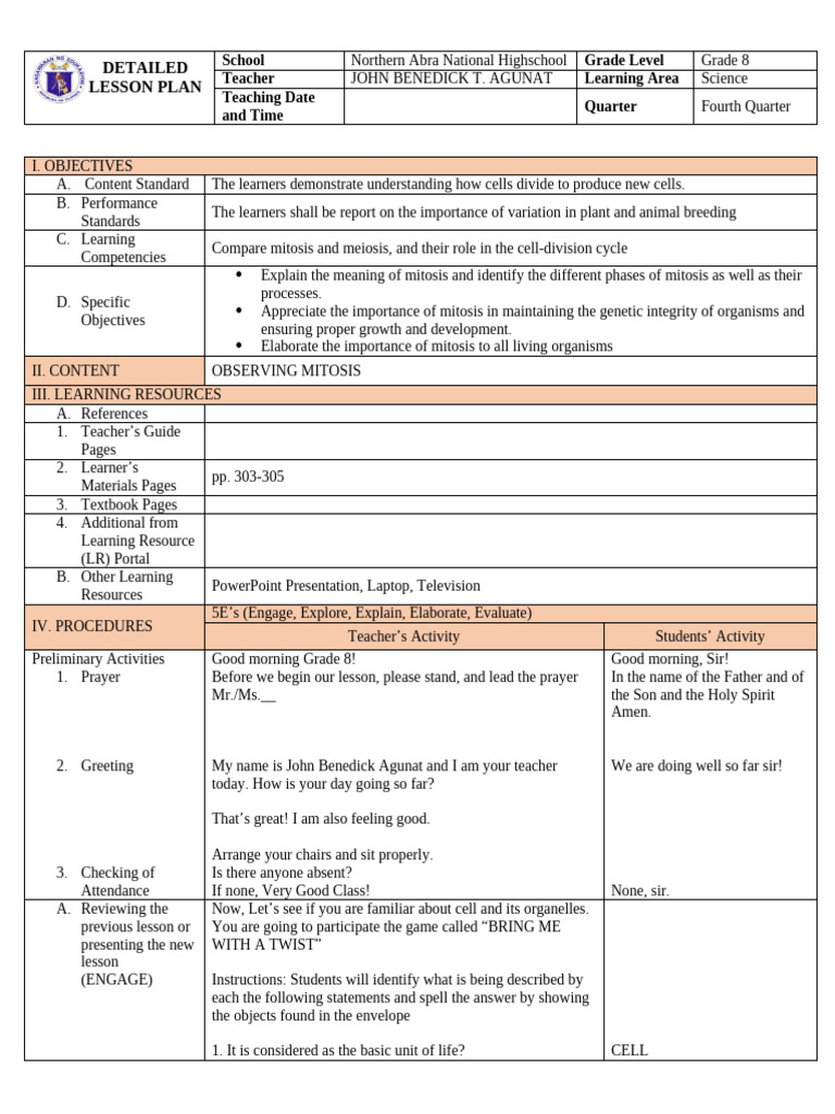 Cellular Reproduction Act 1 | PDF | Mitosis | Cell Nucleus