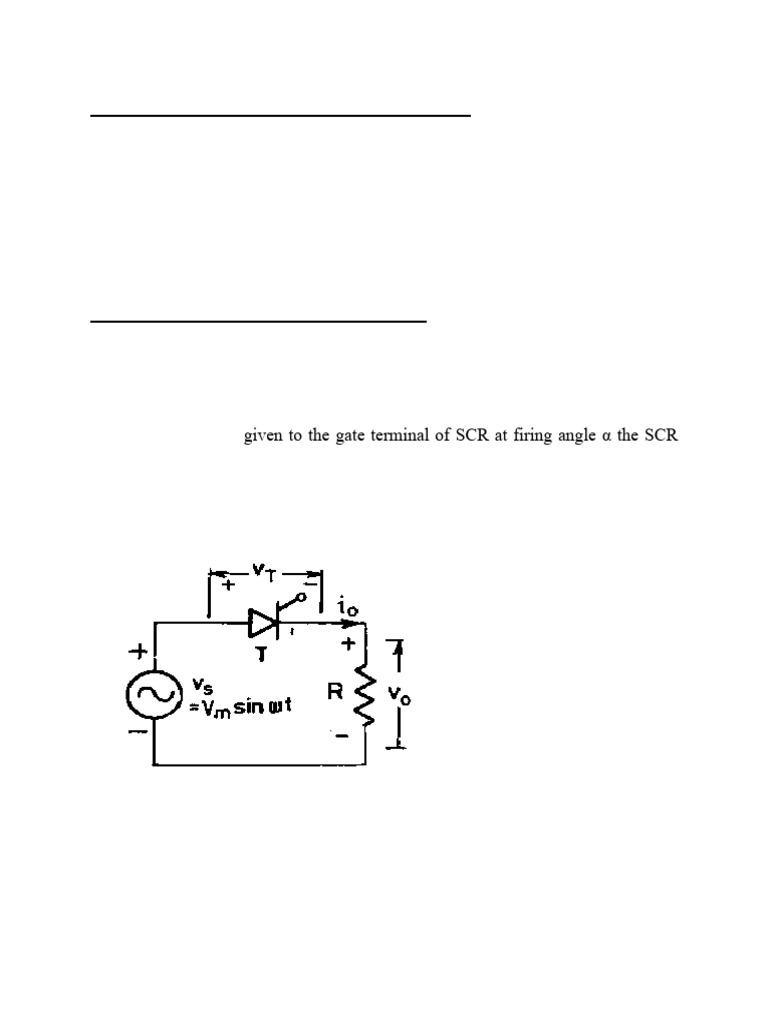 Single Phase Half-Wave Rectifier Guide | PDF | Rectifier | Manufactured ...