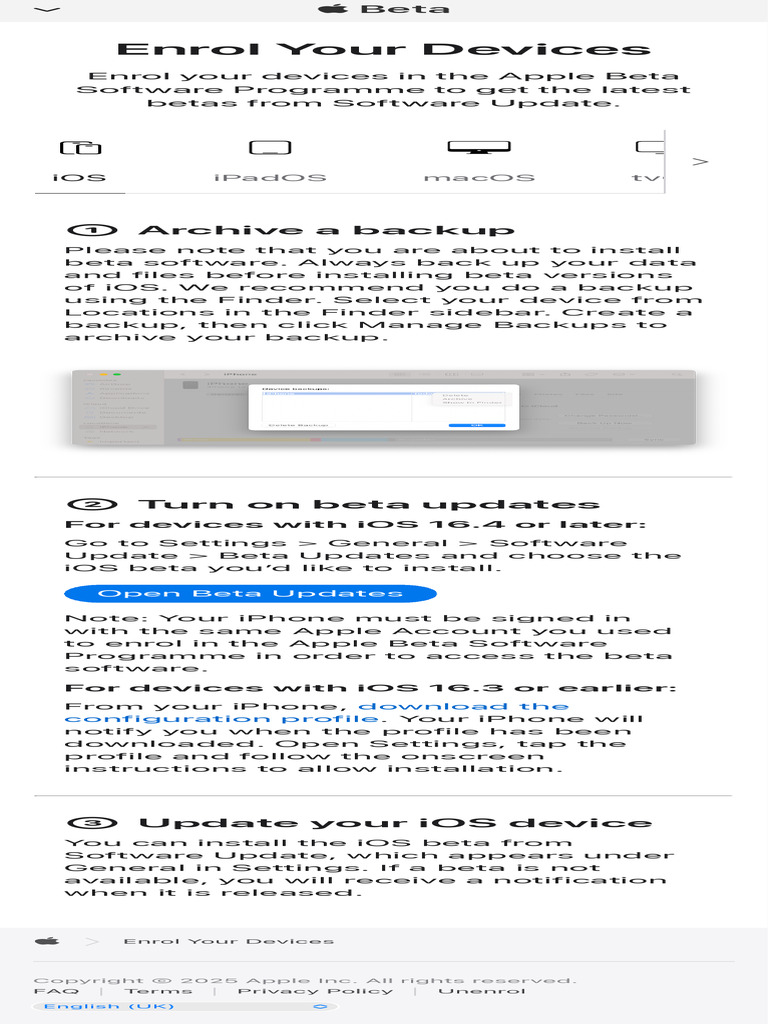Apple Beta Enrol Your Devices Pdf