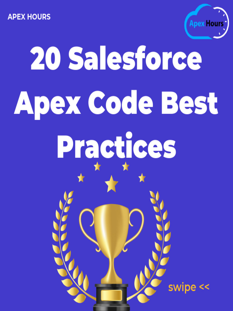 Apex Best Practice Pocket Guide | PDF