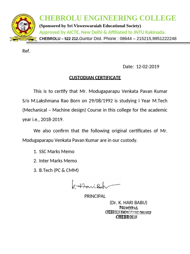 Merit Certificate | PDF