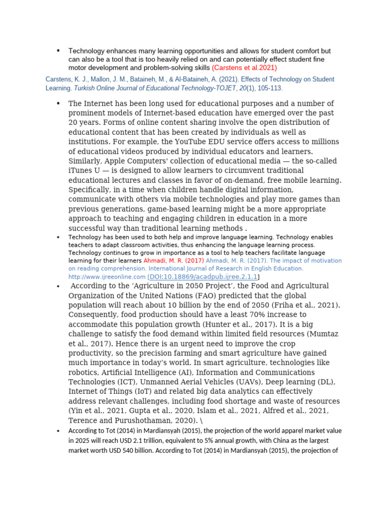 Effects of Technology On Student Learning (Autosaved) - Ateoseeeeeeeeel ...