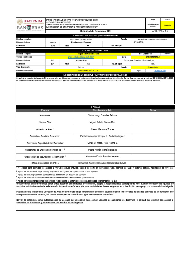 ADS-FI20-Formato TIC V1.5 Responsiva Miguel Adolfo García Ruiz (1) | PDF | Computación en la ...
