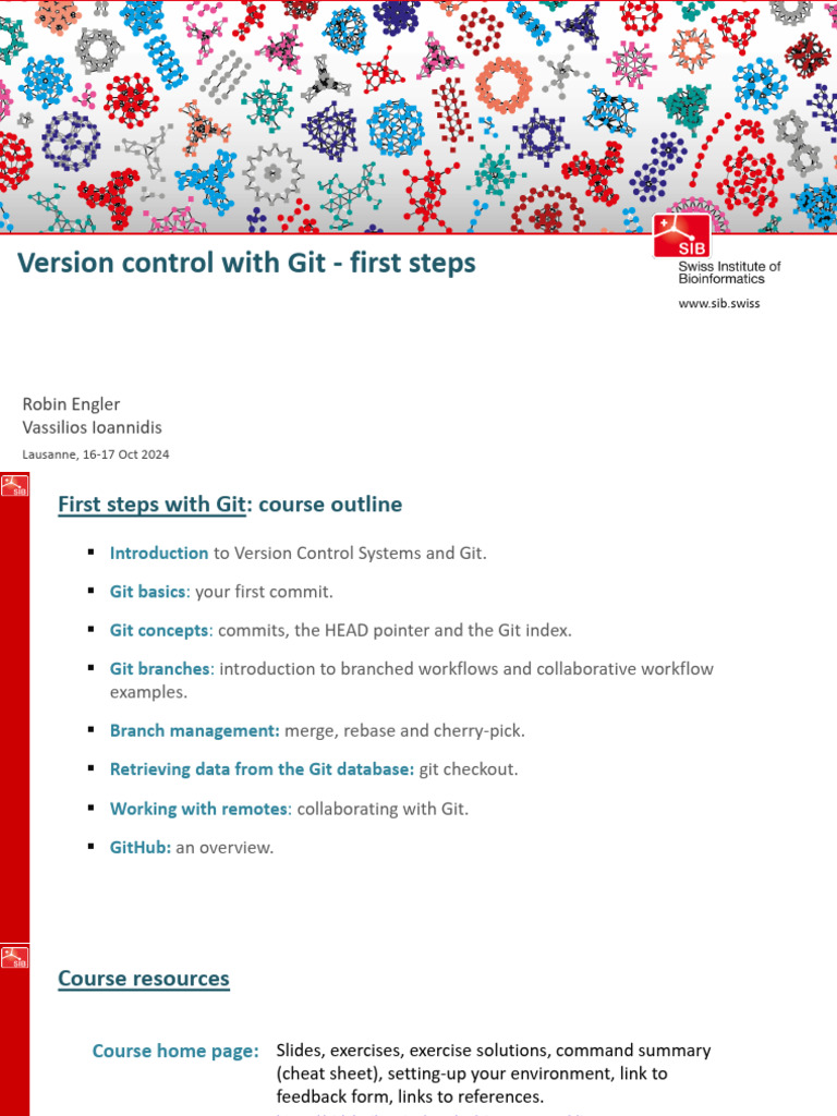 First Steps with Git: Course Overview | PDF | Version Control | Computer File