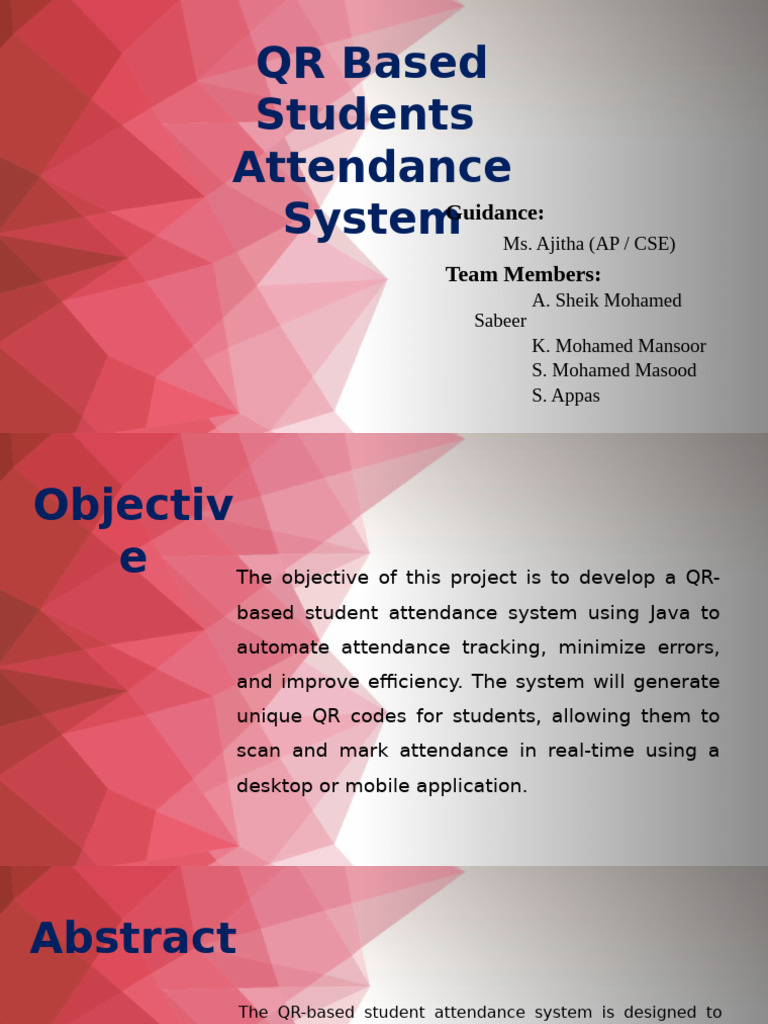 Student Attendance System | PDF